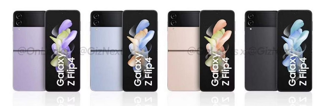 Samsung Galaxy Z Flip 4 official press renders leaked! - SDN