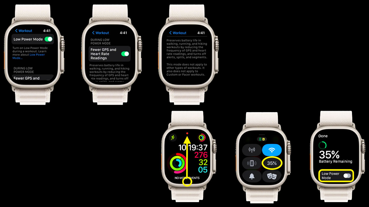 How to use Apple Watch Ultra for 60 hours - Low Power - SDN