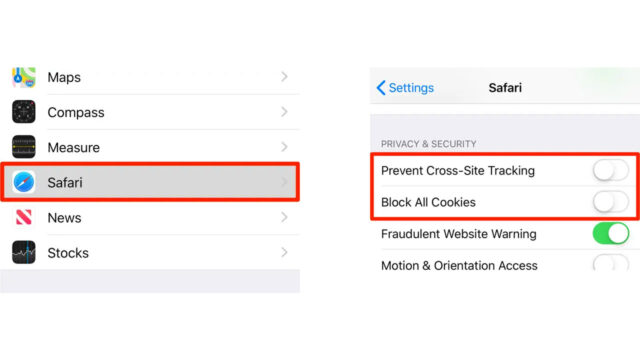 How to enable cookies on iPhone - SDN