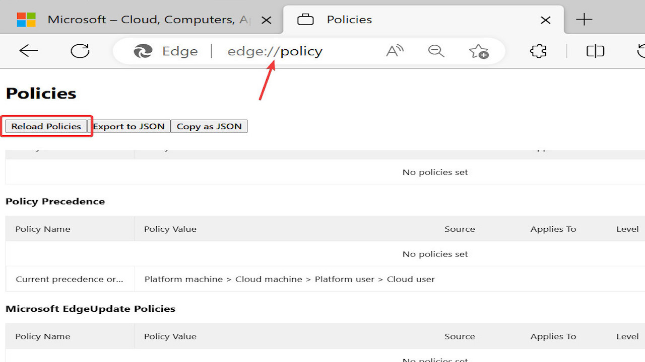 Disabling the Bing button in Microsoft Edge's latest update - SDN