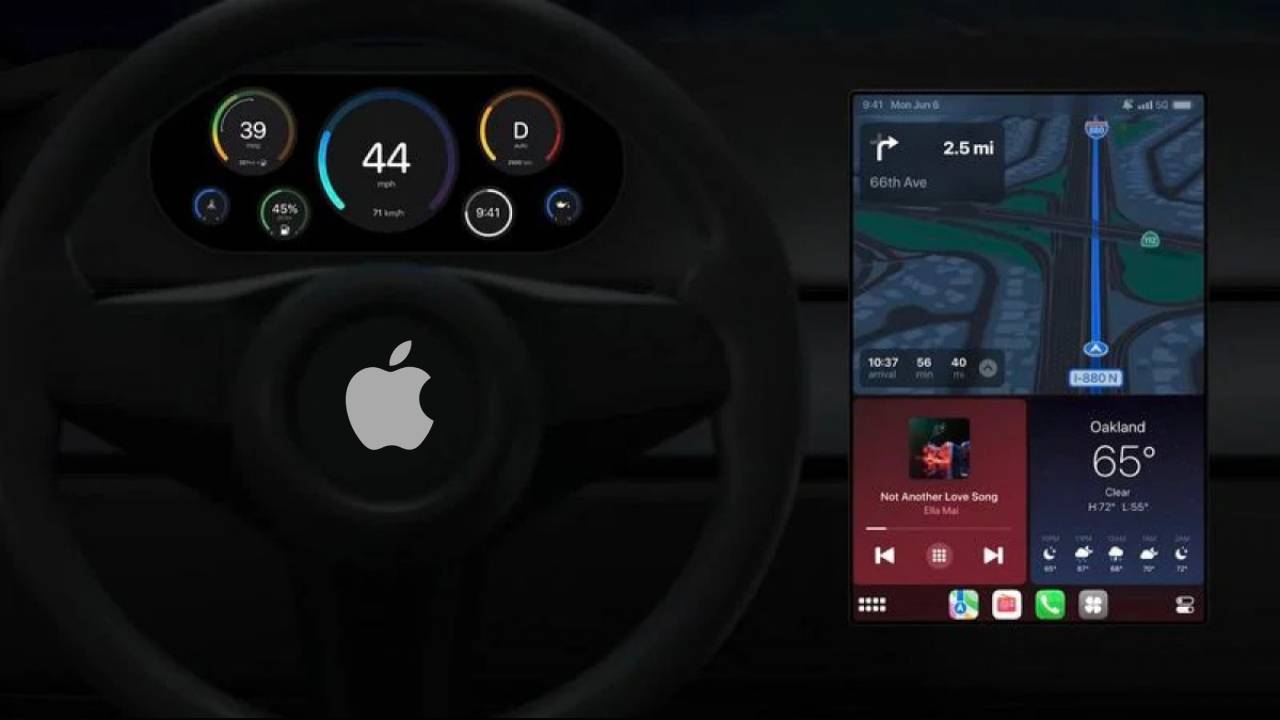 Apple Car begins to surprise with its screen features! - SDN