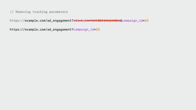 iOS 17: Removing tracking parameters for privacy! - SDN