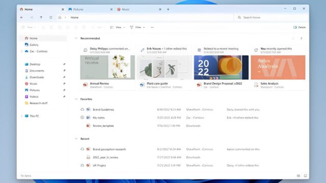 Microsoft has started testing the new File Explorer for Windows 11!