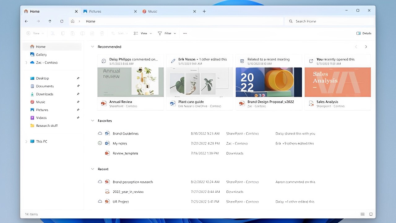 Microsoft has started testing the new File Explorer for Windows 11!
