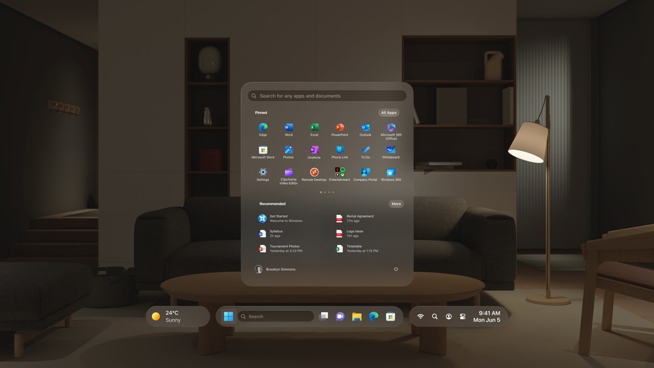 This concept brings Windows 11 to Apple's Vision Pro - ShiftDelete.Net Global