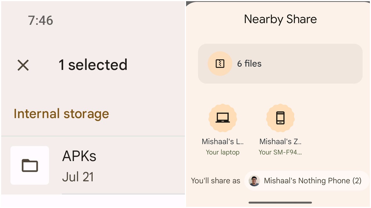 Google makes it easier to share files Android, Windows devices ...