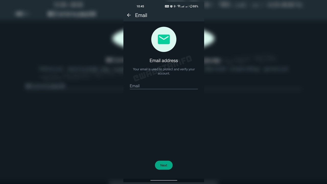 WhatsApp users can add email for account security - ShiftDelete.Net Global