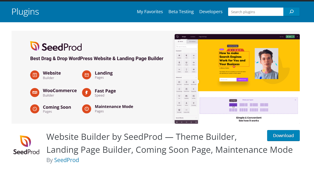 A vulnerability was discovered in the WordPress Website Builder