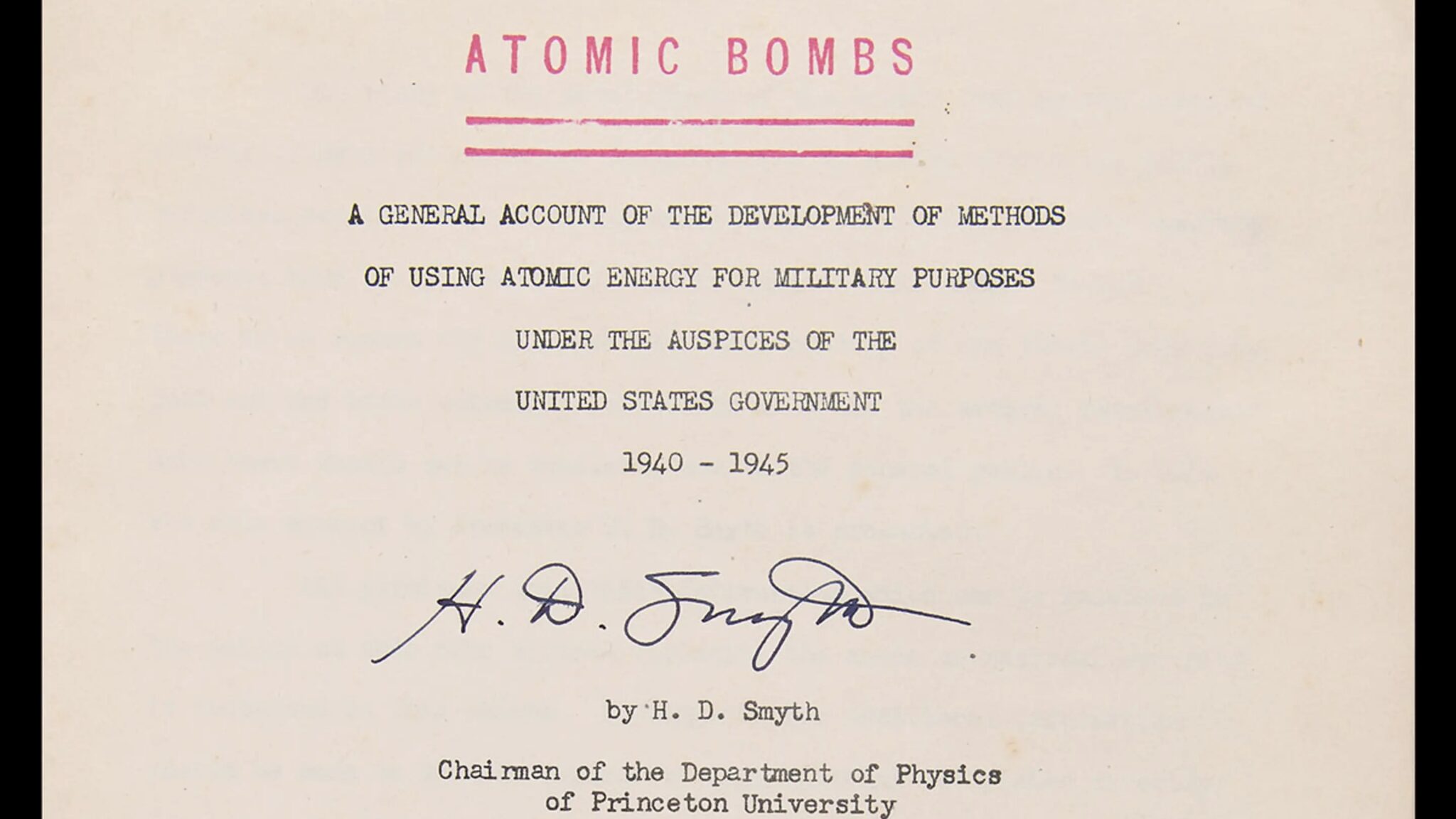Oppenheimer’s Atomic Bomb Report Goes Up for Auction - ShiftDelete.Net ...