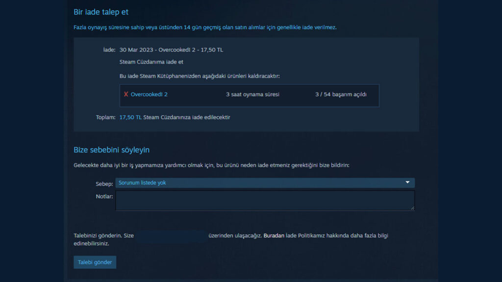 How to refund a game on Steam? - ShiftDelete.Net Global