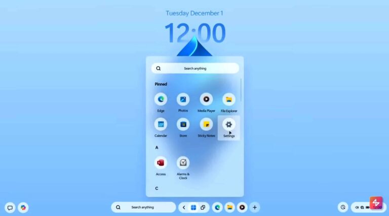 Here is the completely renewed Windows 13 concept