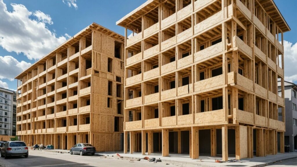 An end to concrete in construction! They are building completely wooden ...