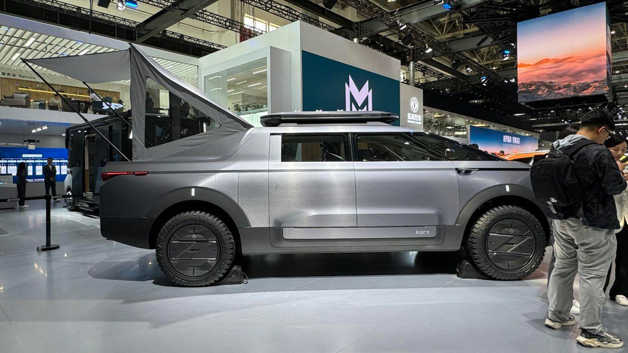 Tesla Cybertruck rival electric pickup truck produced by Dongfeng