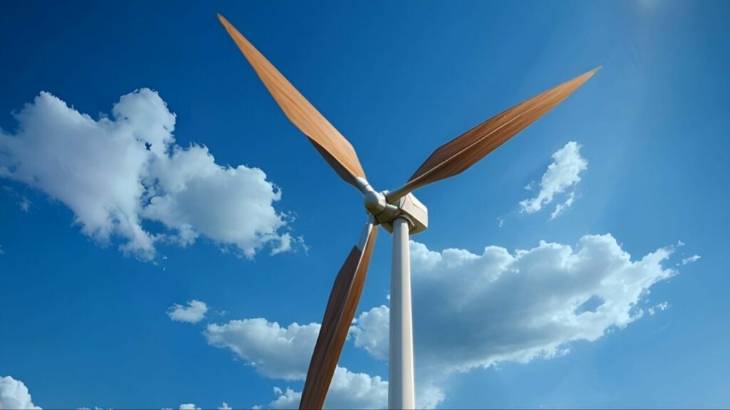 The world's first wooden blade wind turbines has been installed ...