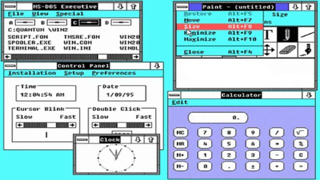 Here are the first versions of Windows - ShiftDelete.Net Global