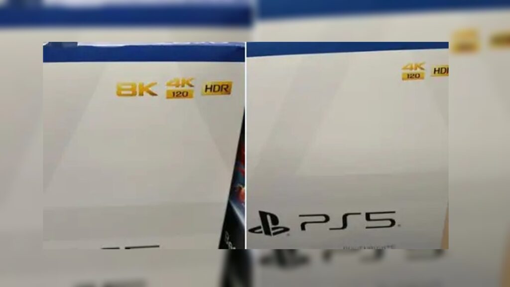 8K logo removed from PlayStation 5 box