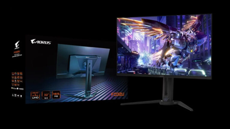 Gigabyte AORUS gaming monitor with 165Hz QD-OLED screen introduced ...