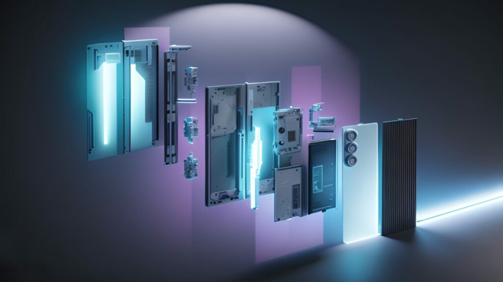 The internal structure of Galaxy Z Fold6, Z Flip6 and Watch Ultra was ...