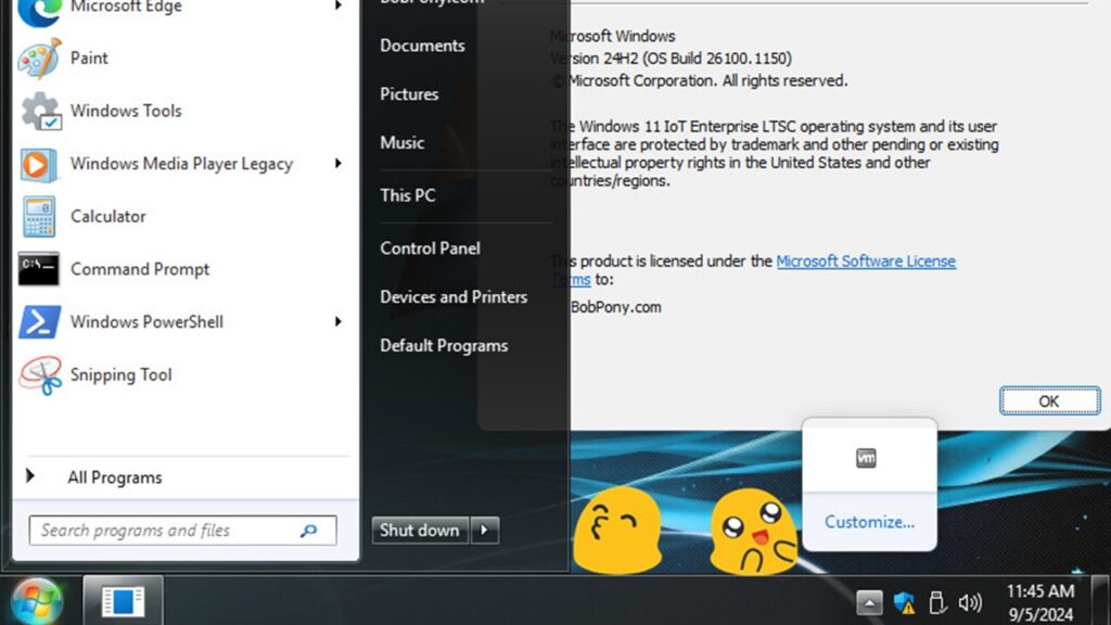 Windows 7 design comes to Windows 11 with one click! - SDN