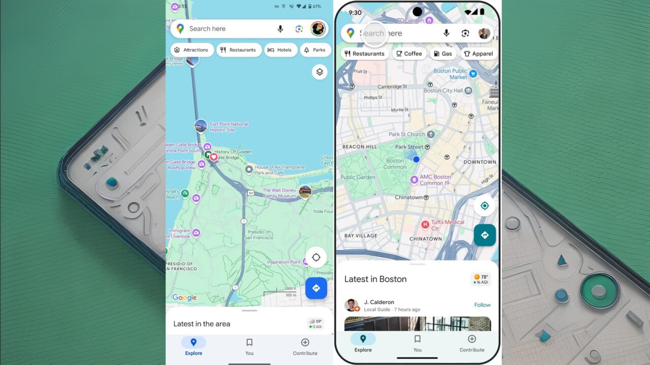 Google Maps is changing colors! Back to the nostalgic Lollipop days ...