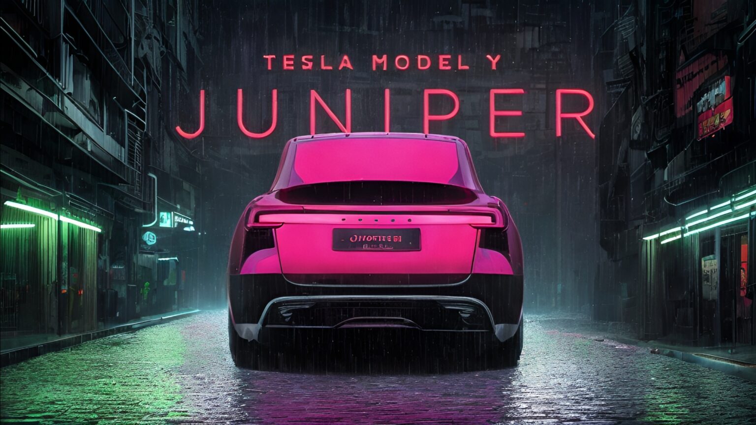 Tesla Model Y Juniper appeared in a video this time! - SDN
