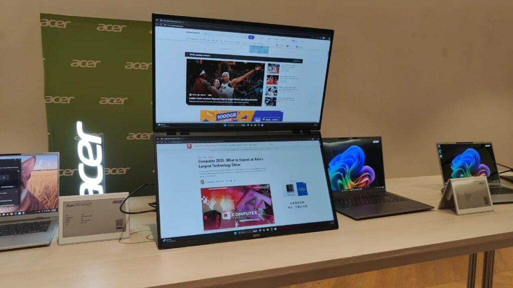 Acer introduced its portable monitors at Computex 2025! - SDN