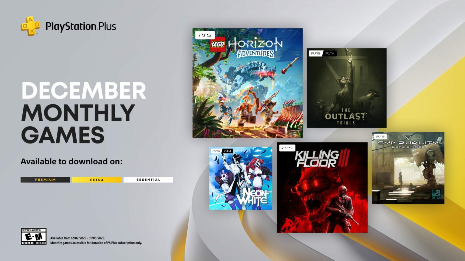 PlayStation Plus December games announced - SDN