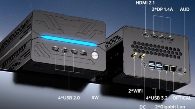 MV10 mini PC packs Core i9 and RTX 5060 Ti into a compact build ...