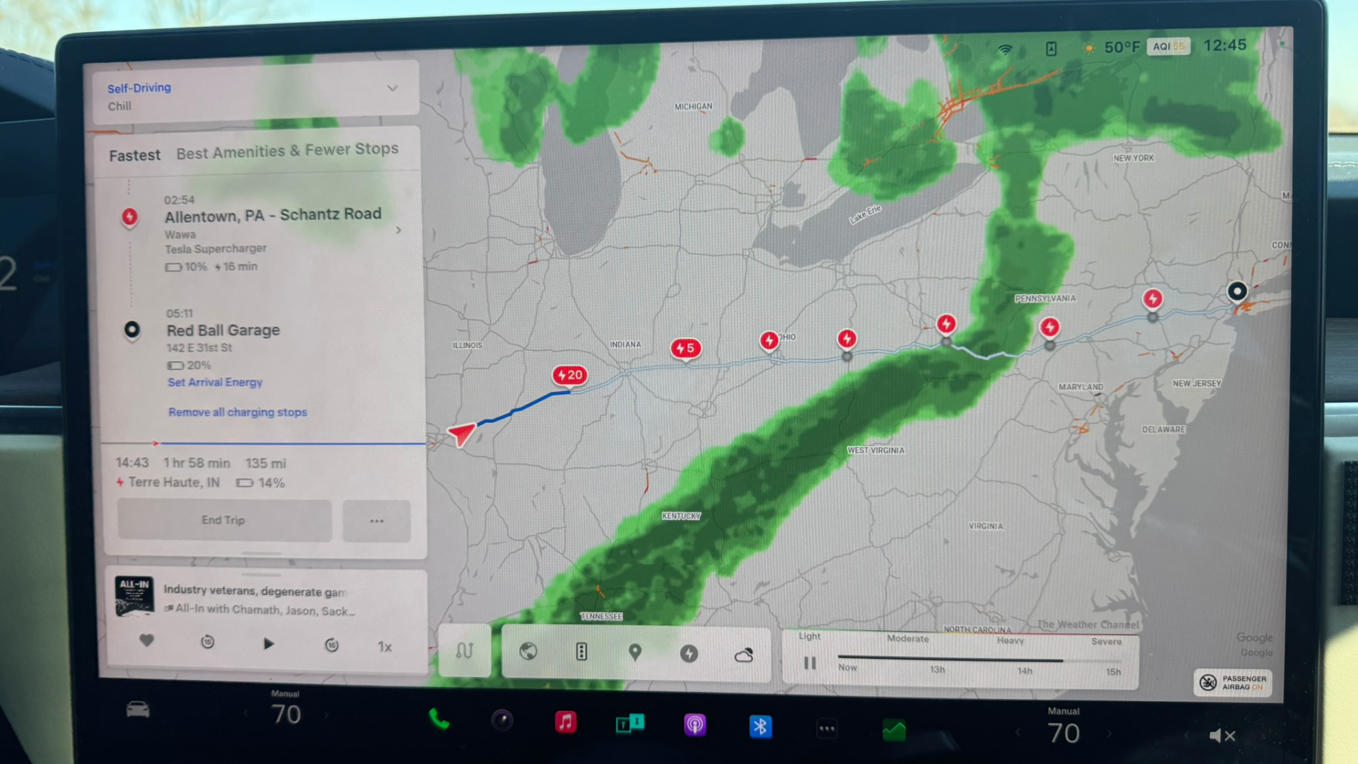Tesla FSD Cross-Country Drive Succeeds Without Intervention